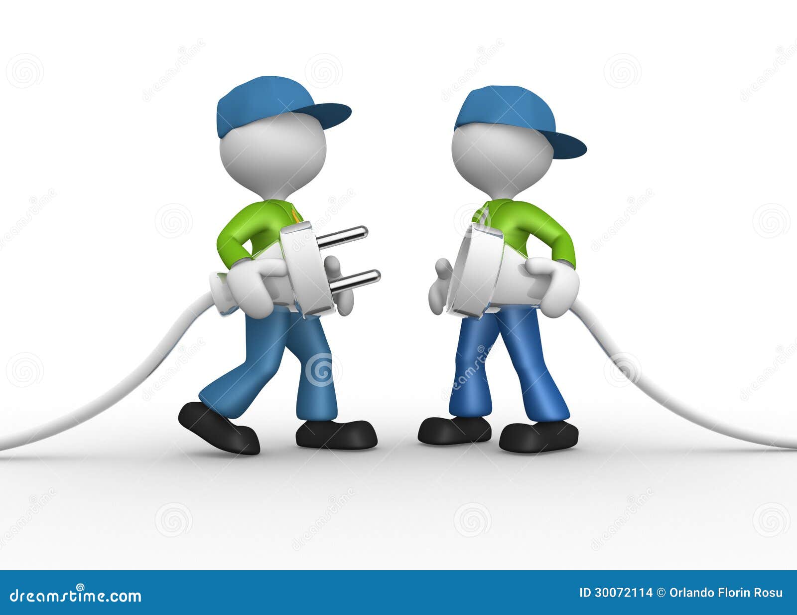 Electric plug stock illustration. Illustration of concept - 30072114