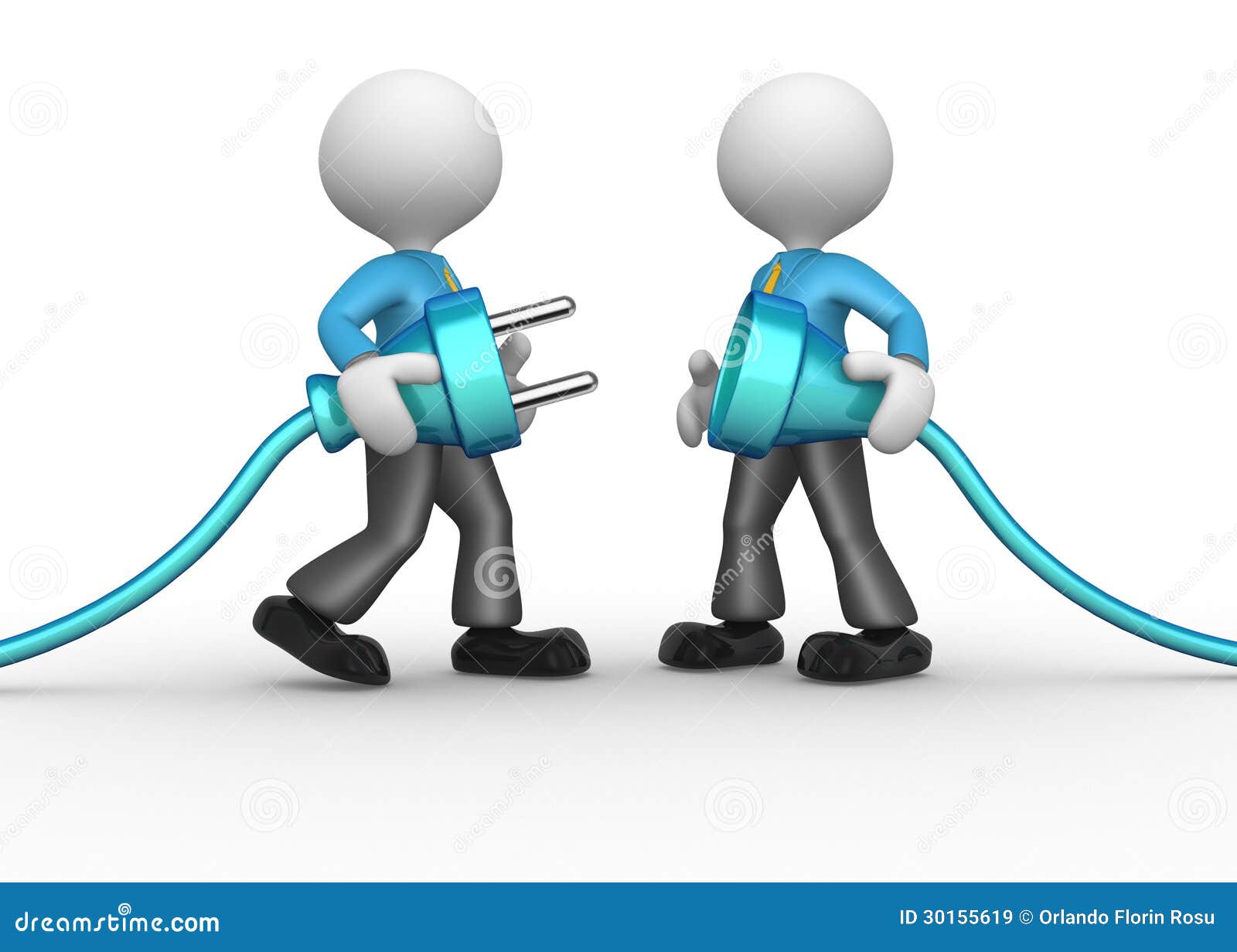 The Electric Plug Icon. Electric Plug Symbol. Flat Cartoon Vector ...