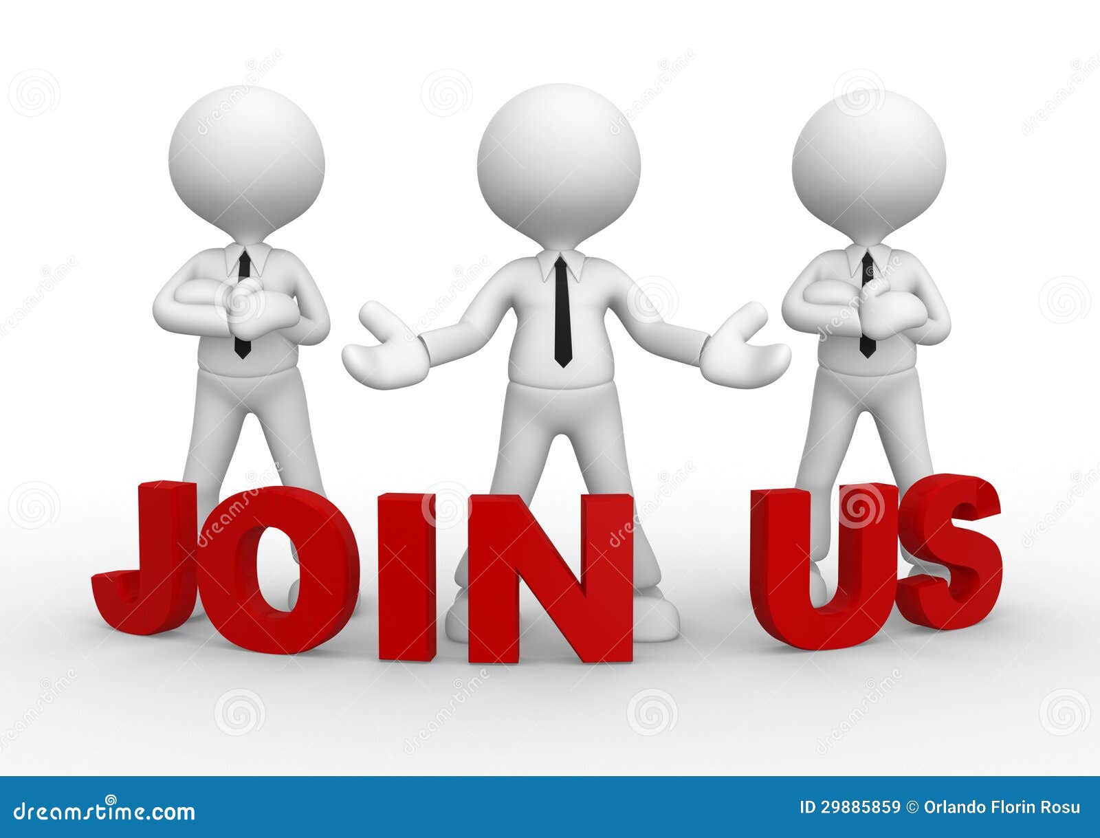 Join us stock illustration. Illustration of suggestion - 29885859