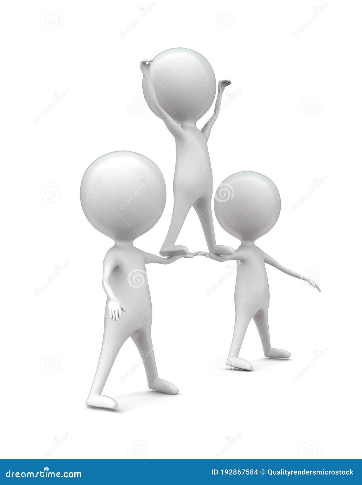 3d people pyramid concept stock illustration. Illustration of higher ...