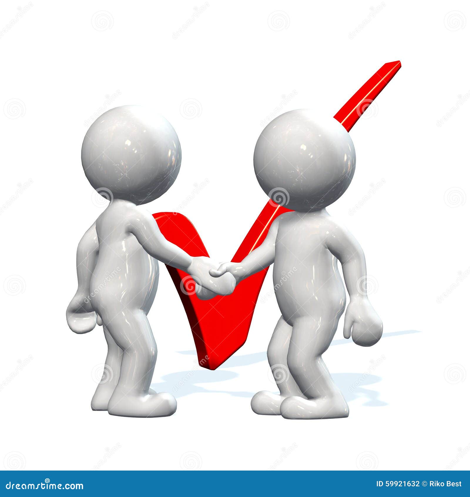 Handshake Clipart 3d