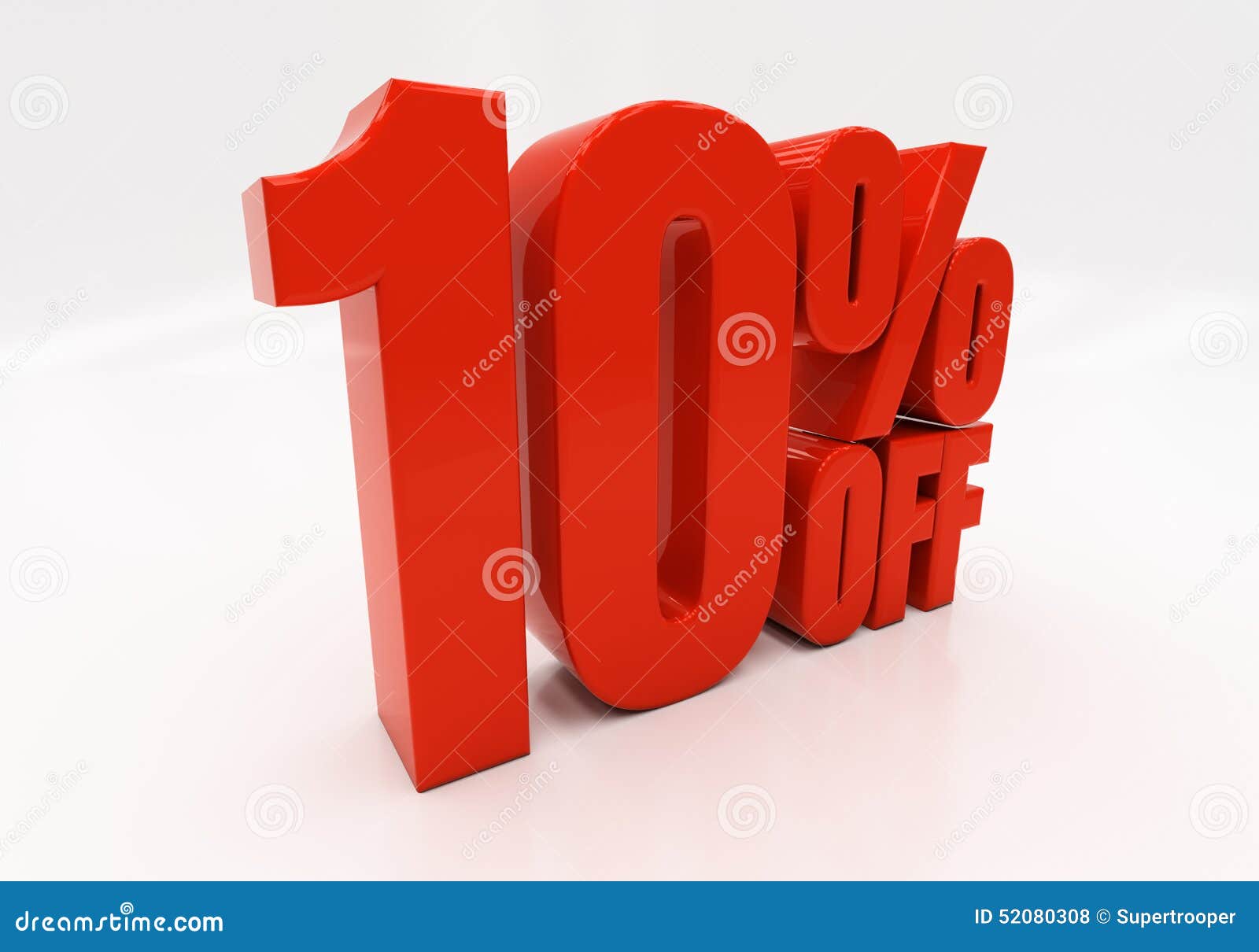 3D 10 percent stock photo. Image of rebate, reduction - 52080308