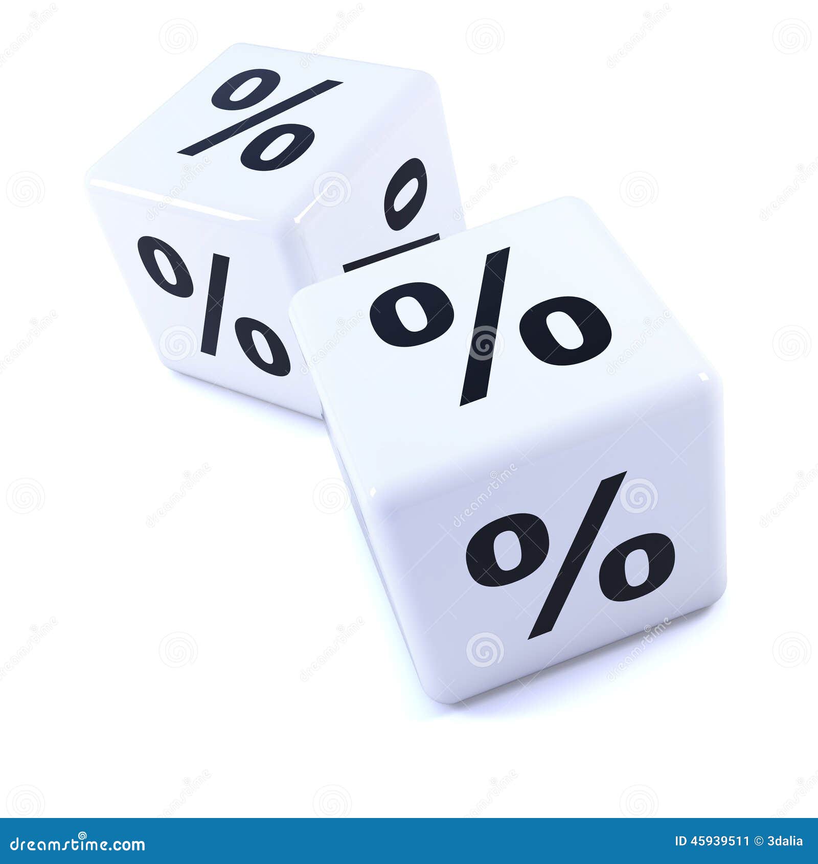 3d Percent Symbol White Dice Stock Illustration - Illustration of ...