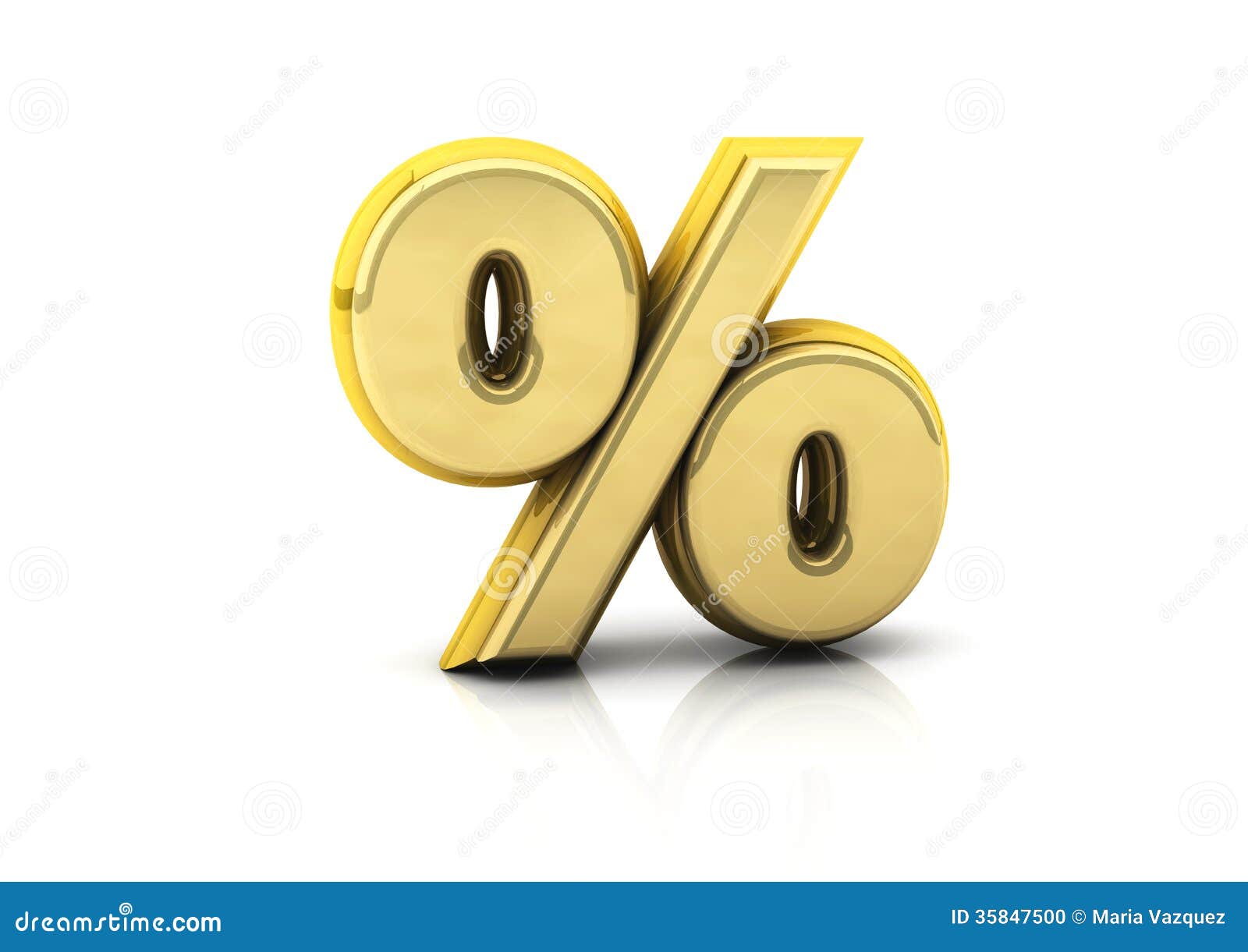 3d percentage symbol stock illustration. Illustration of icon - 35847500