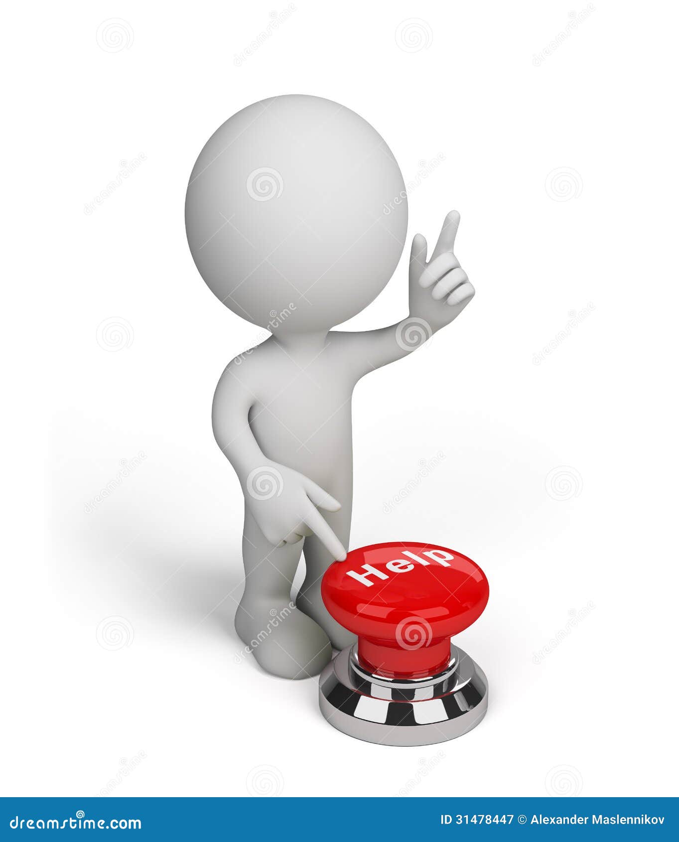 3d Person Help Button Stock Illustrations – 1,238 3d Person Help Button ...