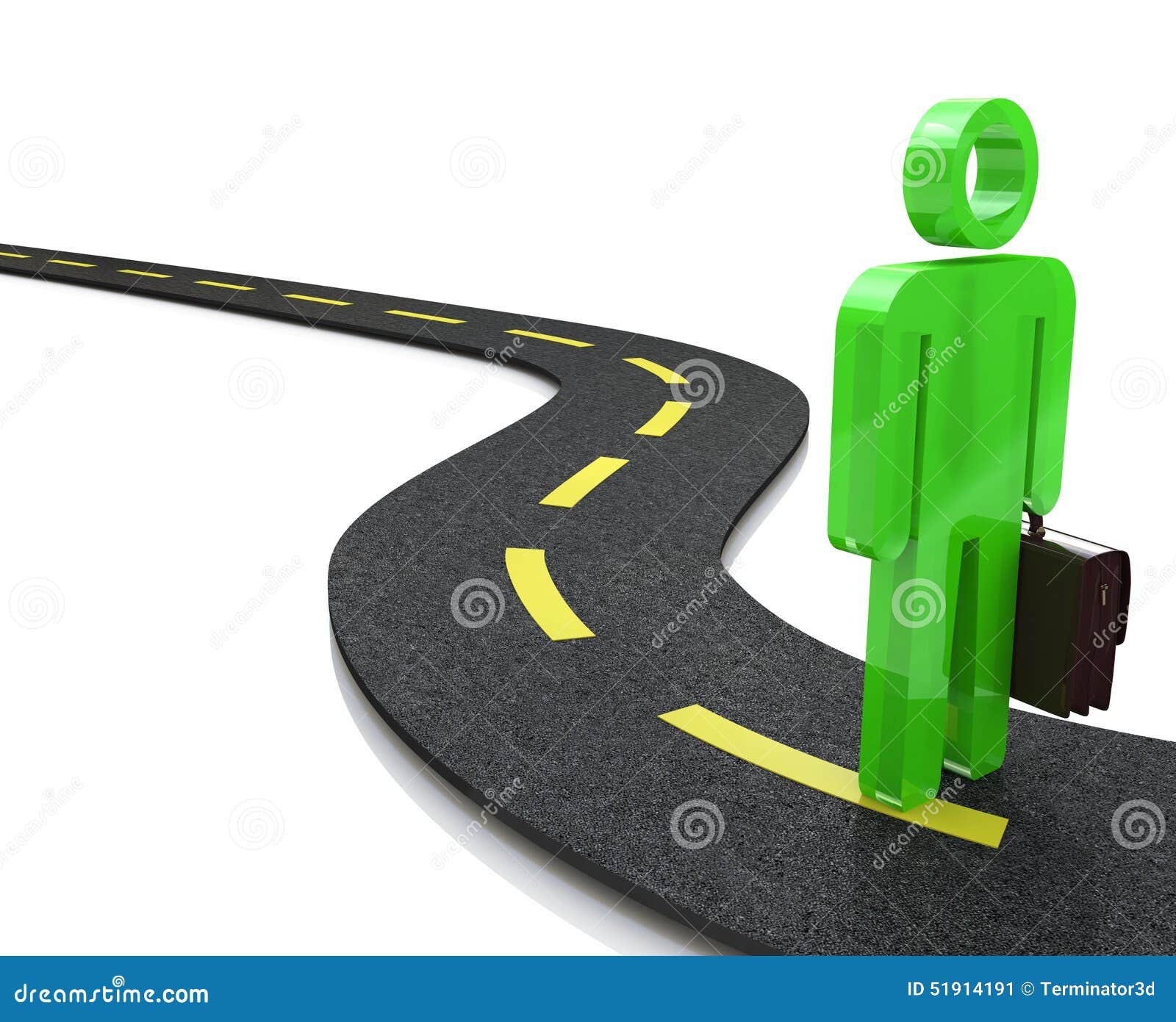 3d Person Walks on the Chosen Path. 3d Image Stock Illustration ... 3d Person Walks on the Chosen Path. 3d Image Stock Illustration ...