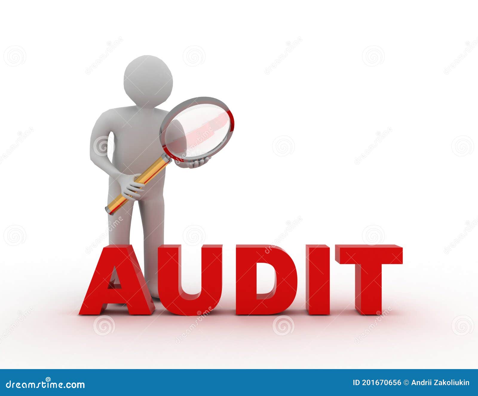 3d Person Watching a Word stock illustration. Illustration of looking ...