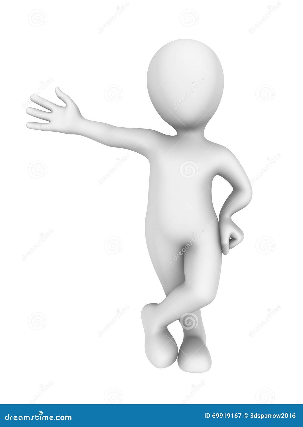 3d person. Welcome gesture stock illustration. Illustration of success ...