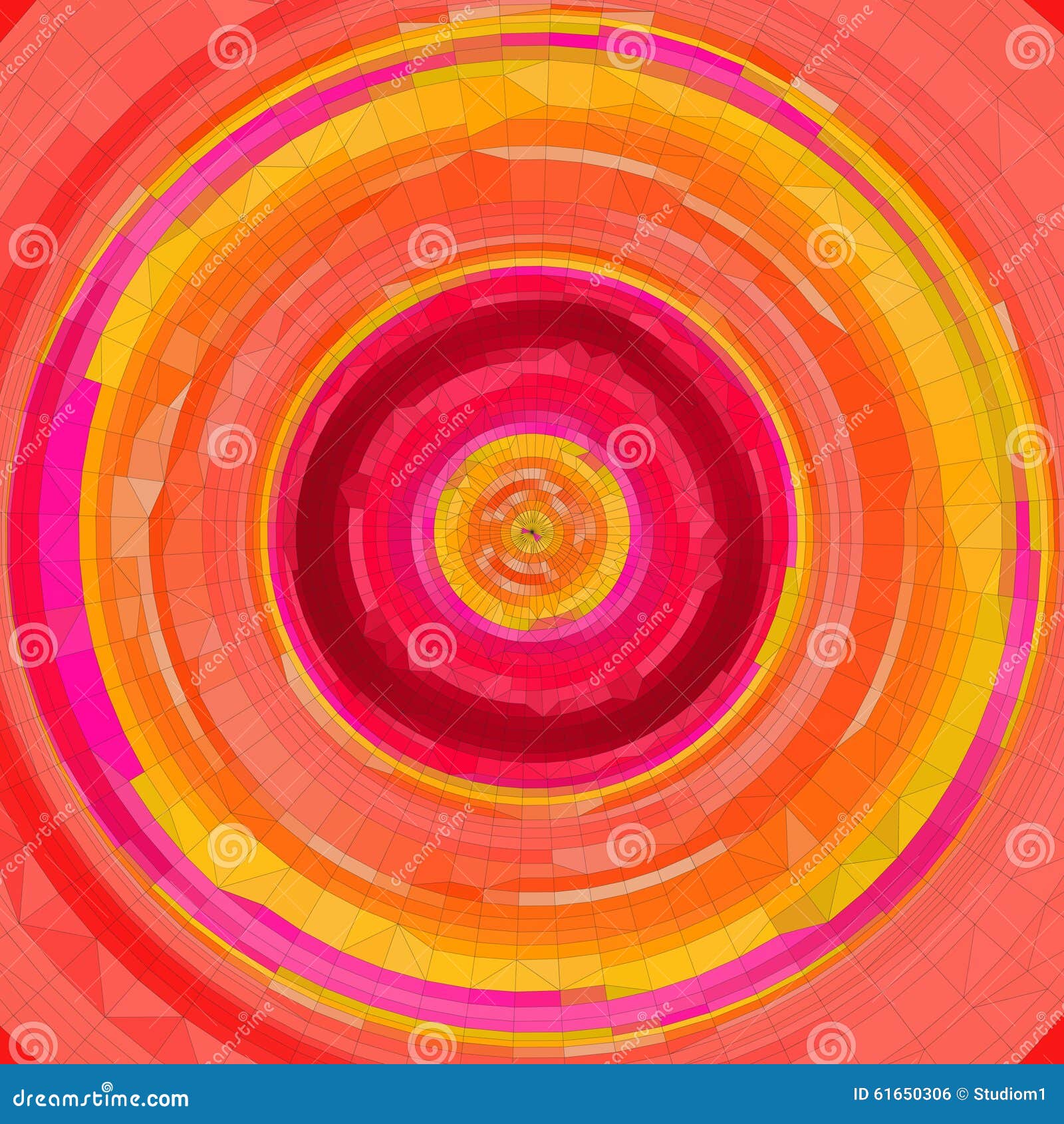 3d Perspective Grid Background Texture. Mosaic Stock Vector ...