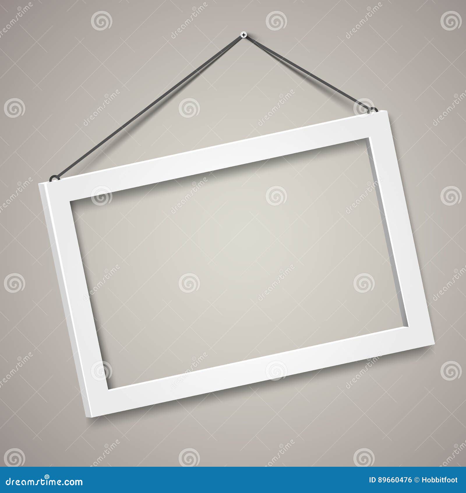 3D Picture Frame Design Vector for A4 Image or Text. Stock Vector ...
