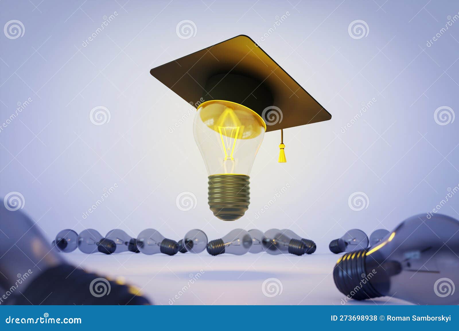 3d Picture Graphics Collage of Skilled Talented Light Bulb Achieve ...