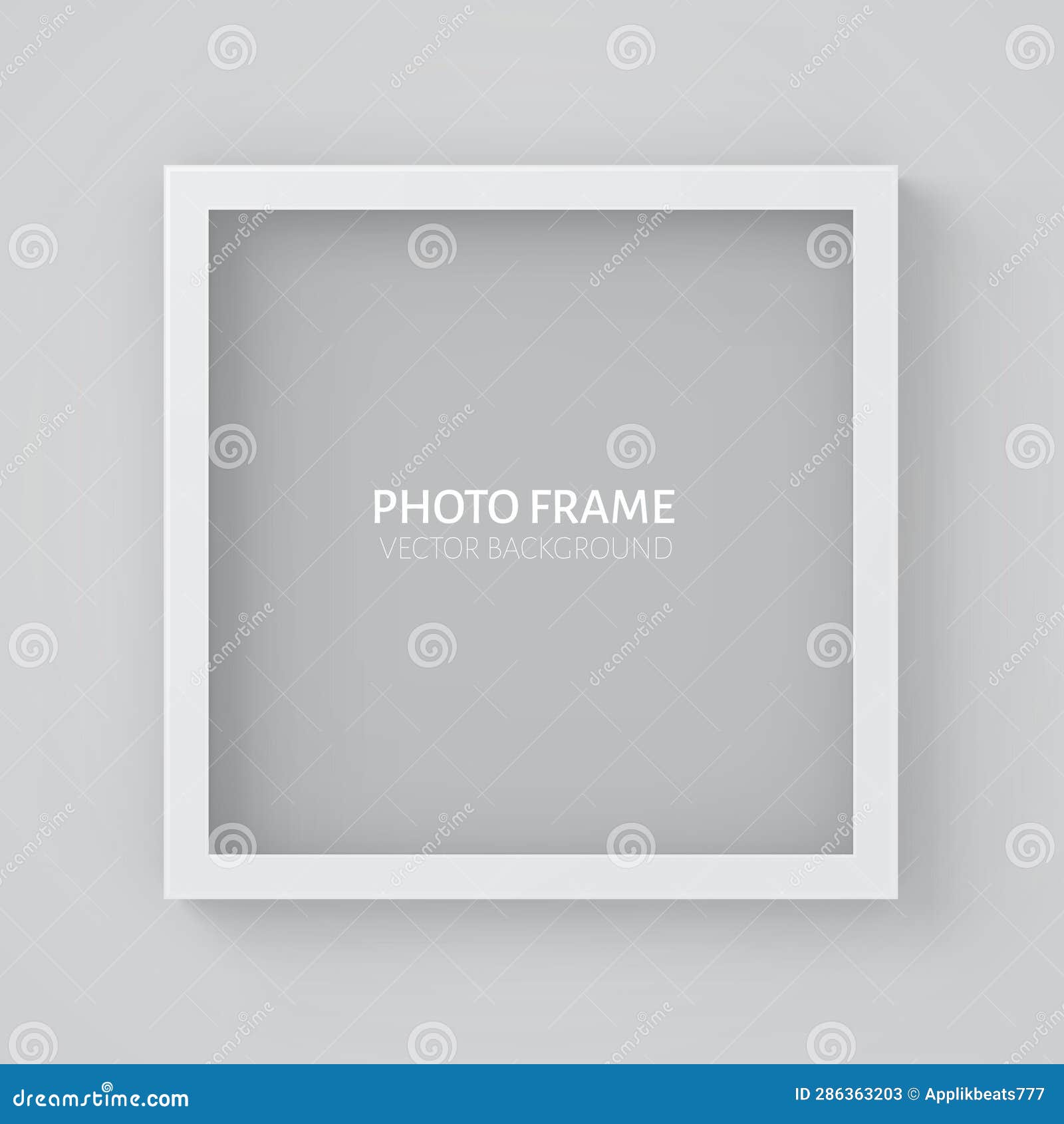 3D Picture Square Frame Design Stock Vector - Illustration of painting ...