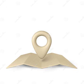 3d Pin Point Marker with Shadow. Location Icon on Map Stock Vector ...