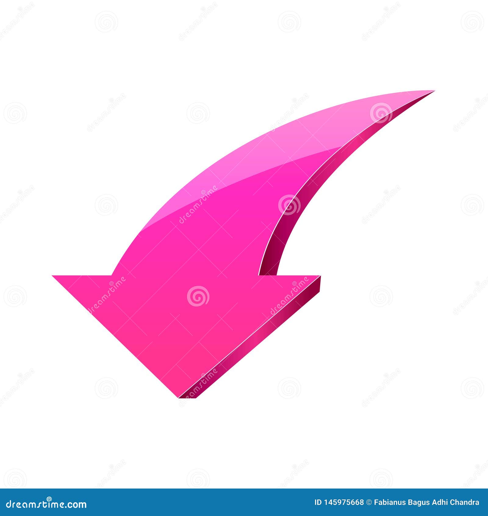 3D Arrow stock vector. Illustration of arrow, file, design - 145975668