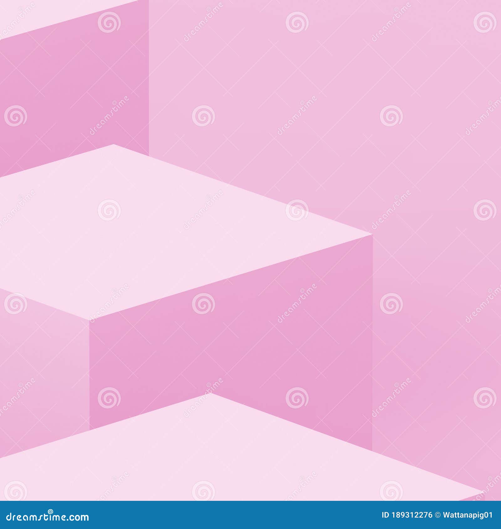 3d Pink Cube and Box Podium Minimal Scene Studio Background. Stock ...