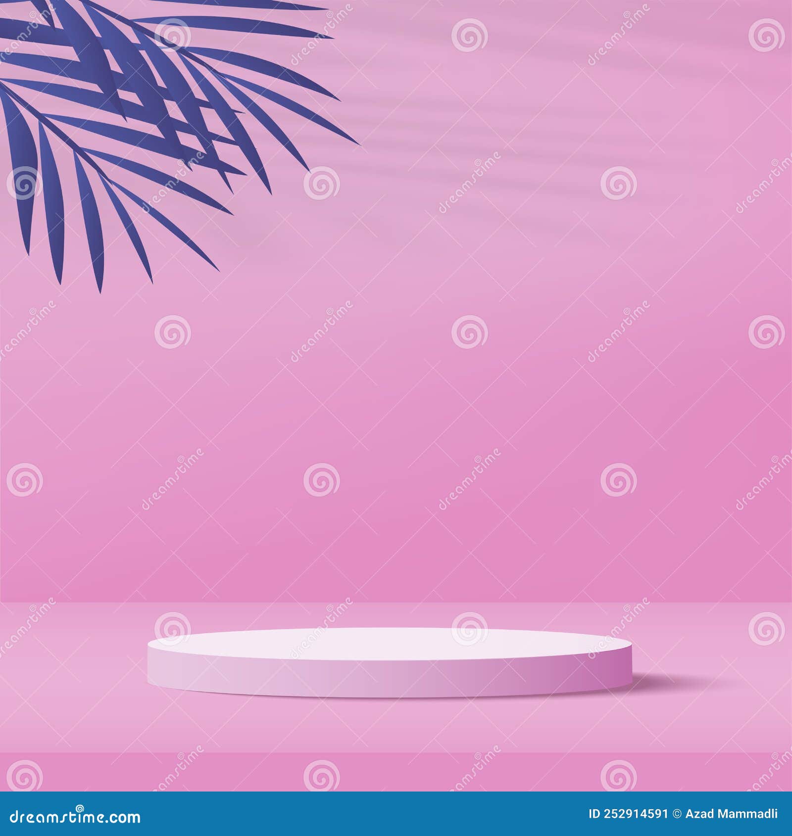 3d Pink Podium and Minimal Pink Wall Scene. 3d Podium Minimal Abstract ...