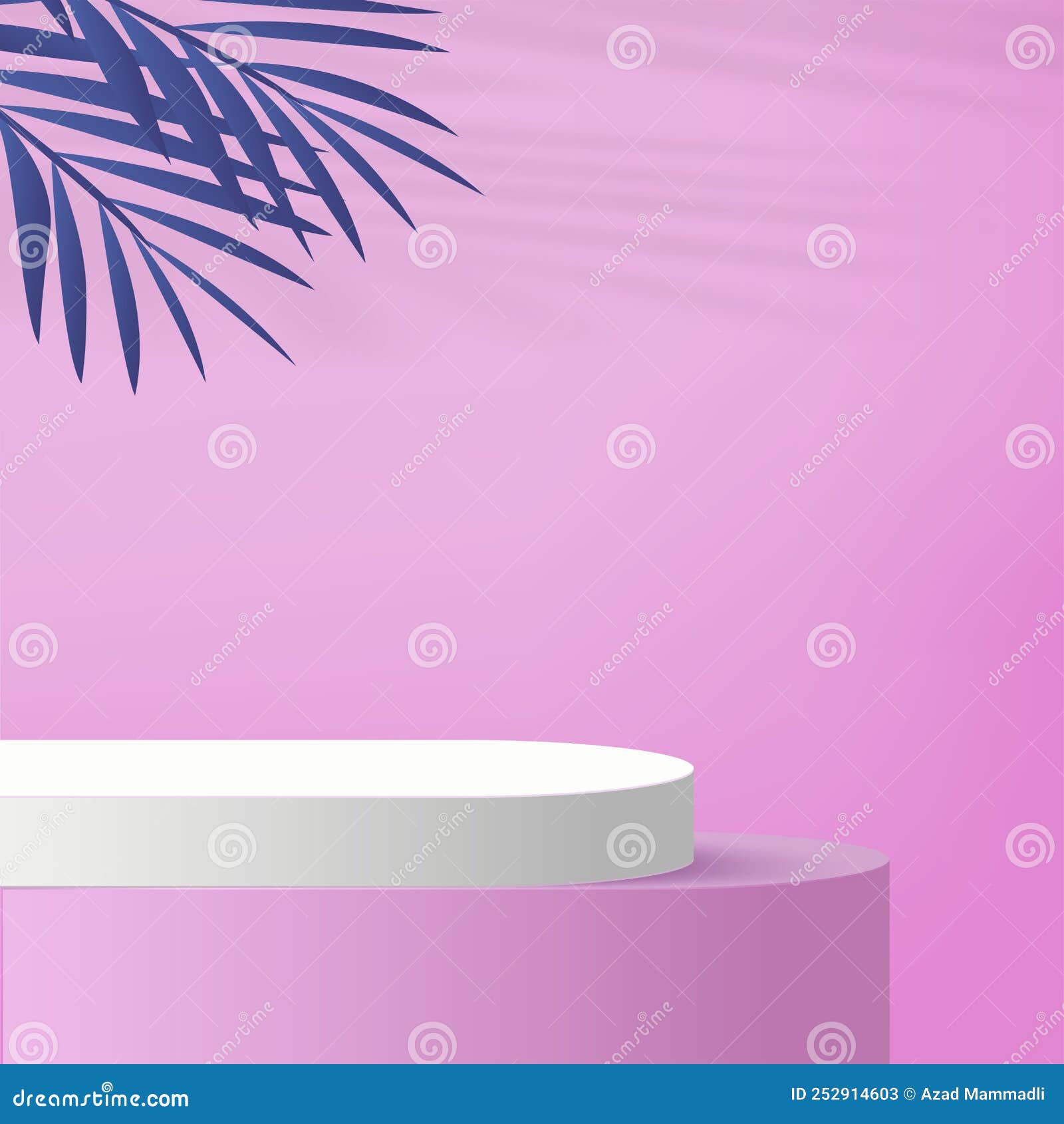 3d Pink Podium and Minimal Pink Wall Scene. 3d Podium Minimal Abstract ...