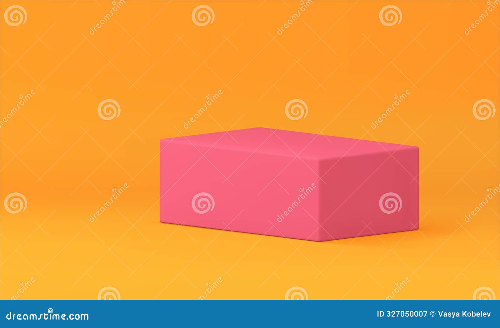3d Pink Podium Rectangular Isometric Platform for Product Presentation ...