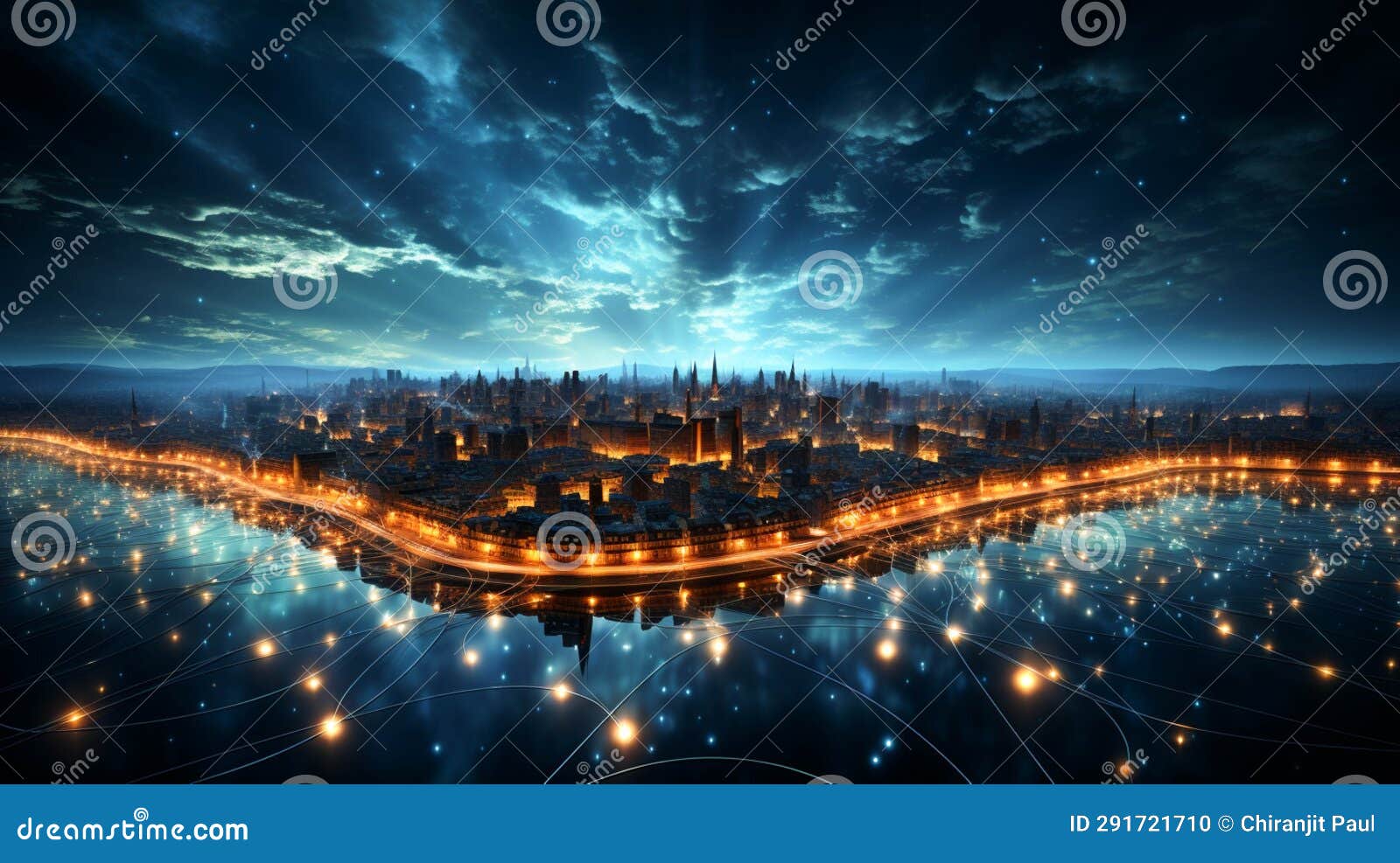 3D Planet Earth Broadband Internet System Stock Illustration ...