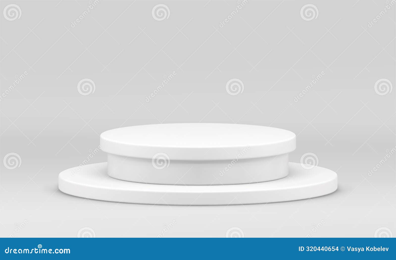 3d Podium Cylinder Construction Foundation Stage Level Award Arena ...