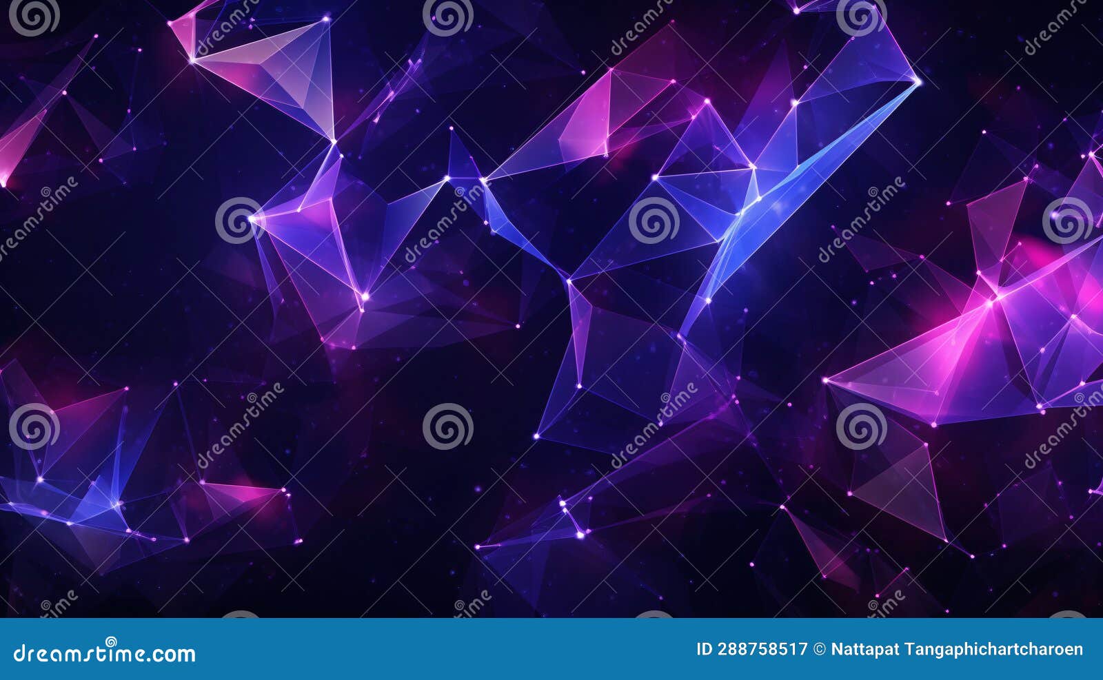 3d Polygon Texture, Glitter Effect, Glow Neon Line Around, Abstract ...