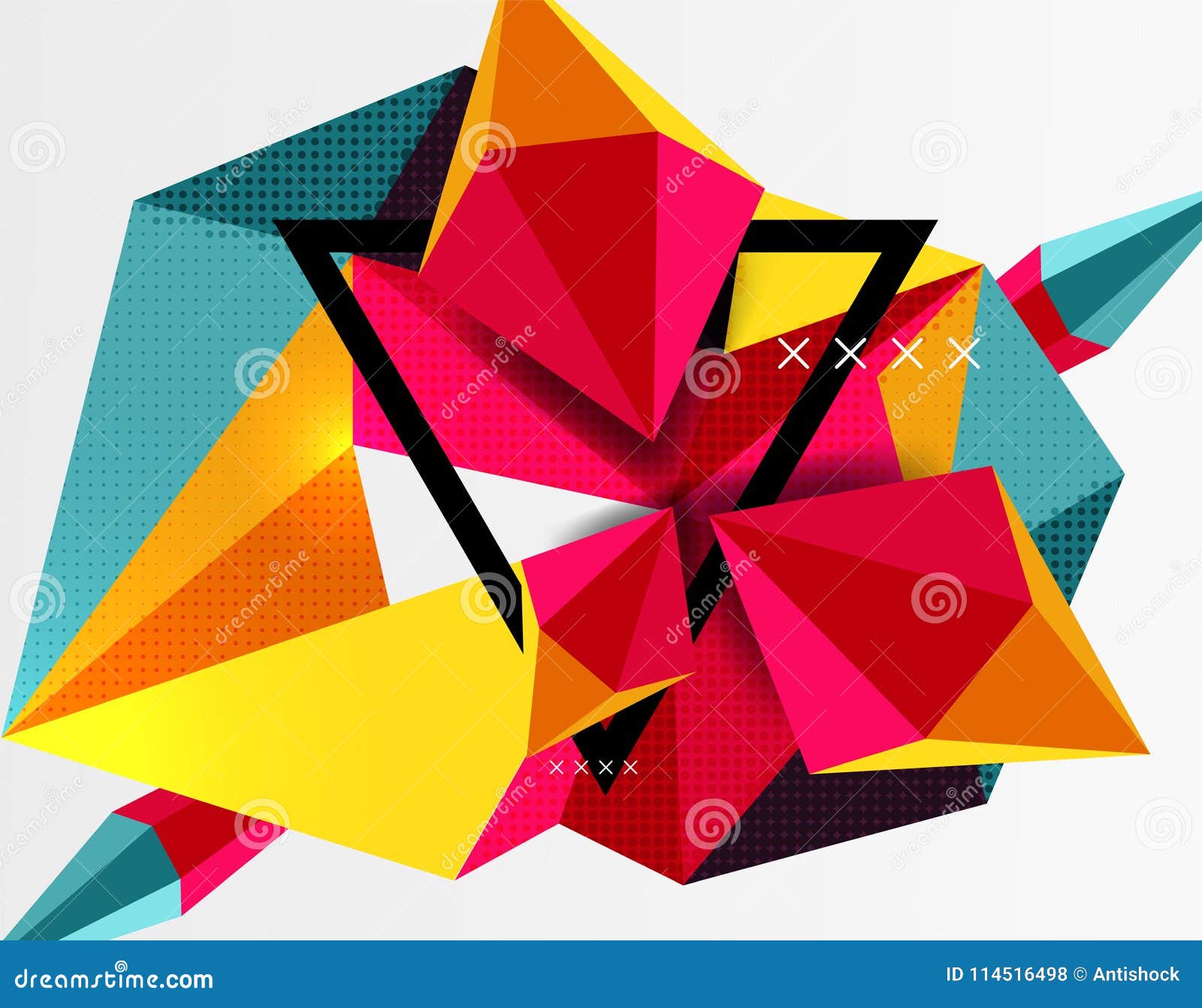 3d Polygonal Elements Abstract Background Stock Vector - Illustration ... 3d Polygonal Elements Abstract Background Stock Vector - Illustration ...