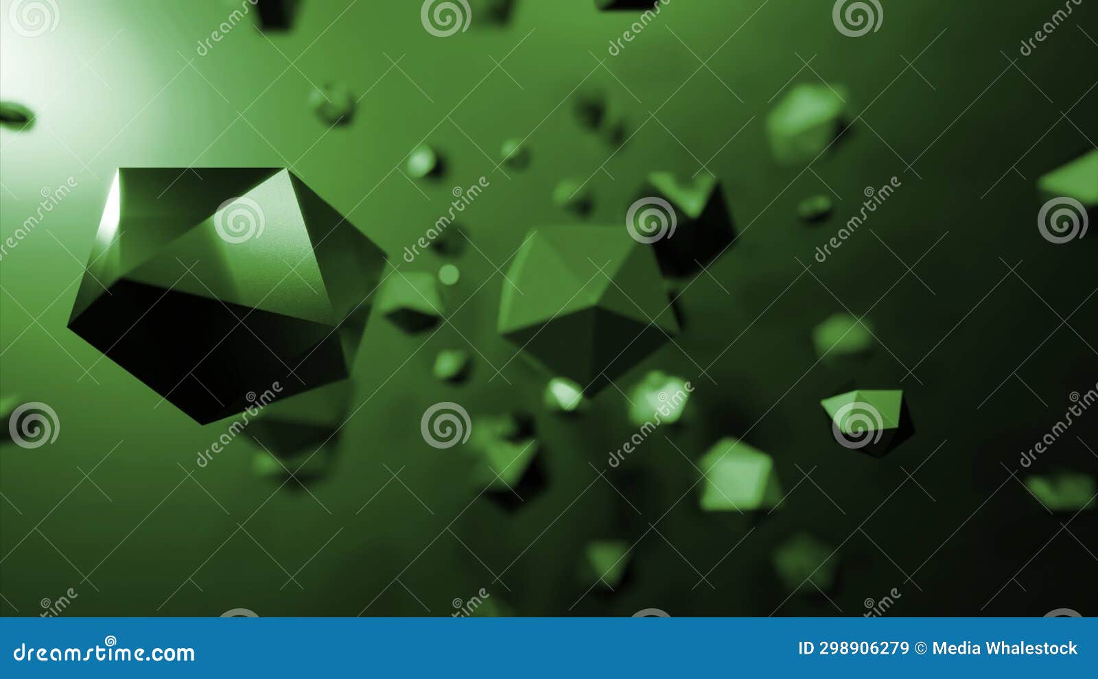 3d Polygons Rotating in Space. Design. Chaotic Orbits of Rotation of ...