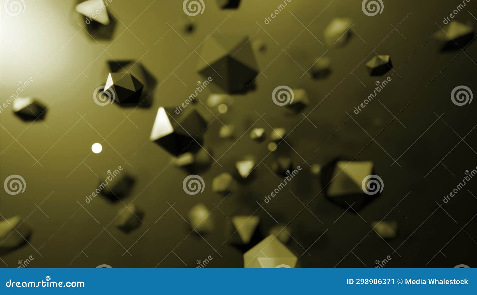 3d Polygons Rotating in Space. Design. Chaotic Orbits of Rotation of ...