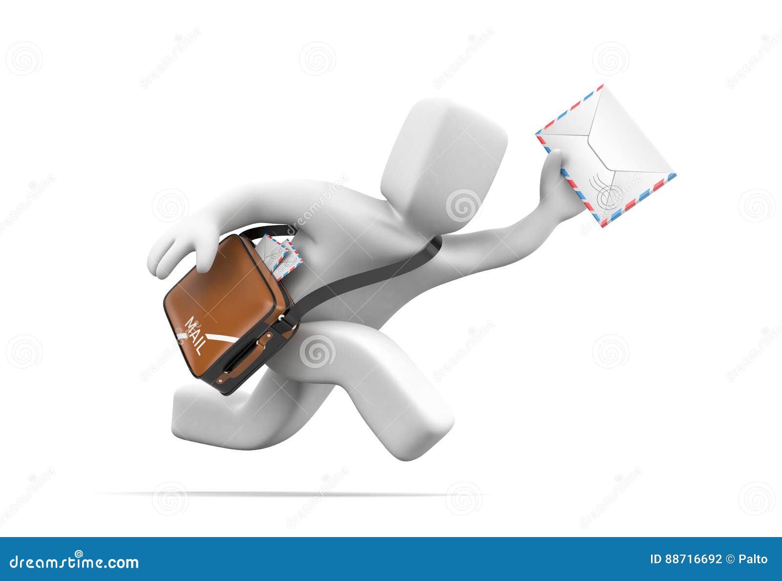 Postman Running Stock Illustrations – 305 Postman Running Stock ...
