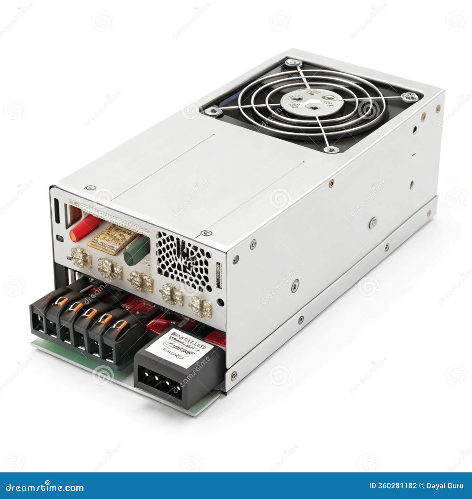 3D Power Supply Isolated on Transparent Background Stock Illustration ...