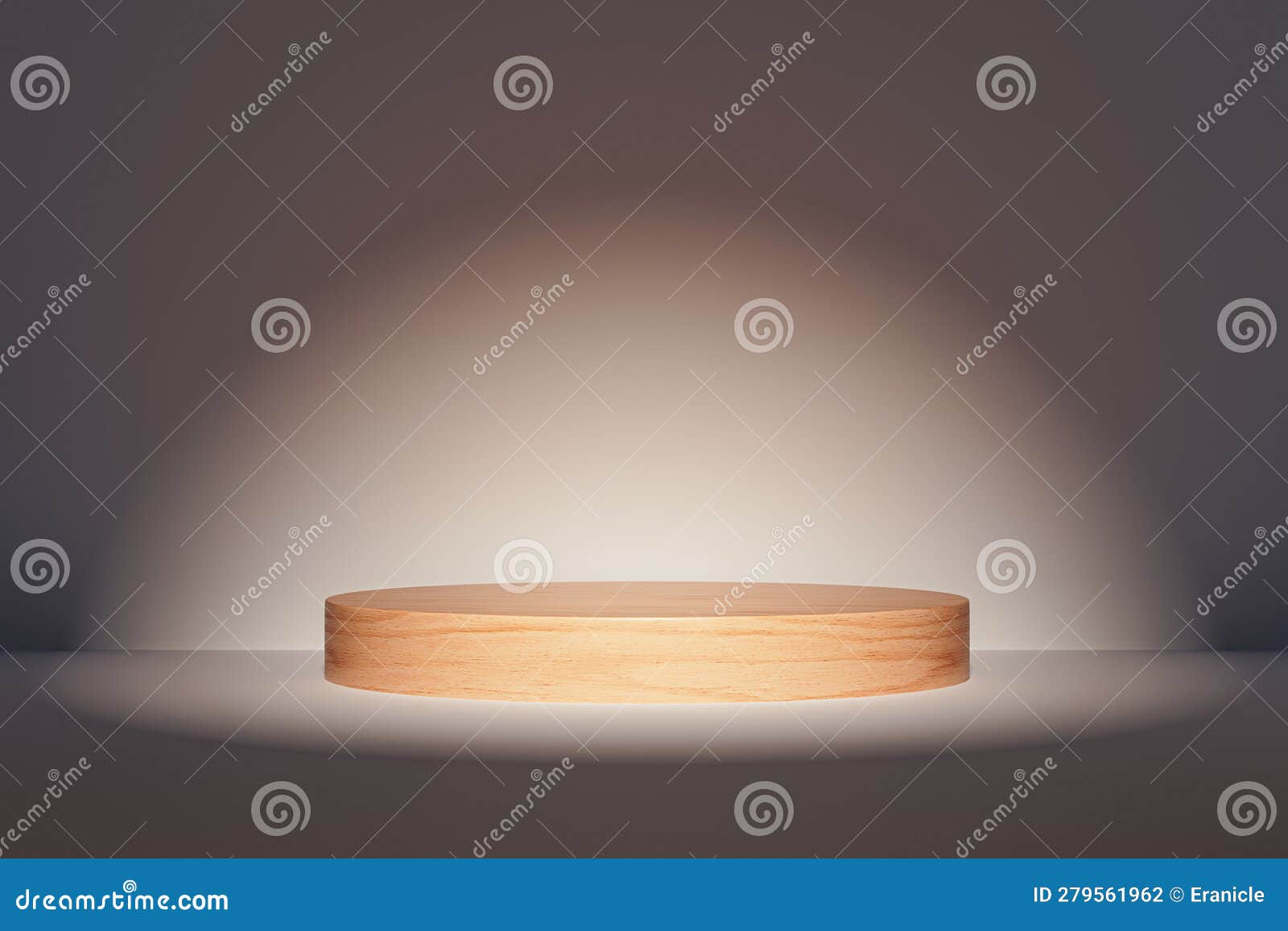 3d Presentation Background with Pedestal or Dais in the Room ...