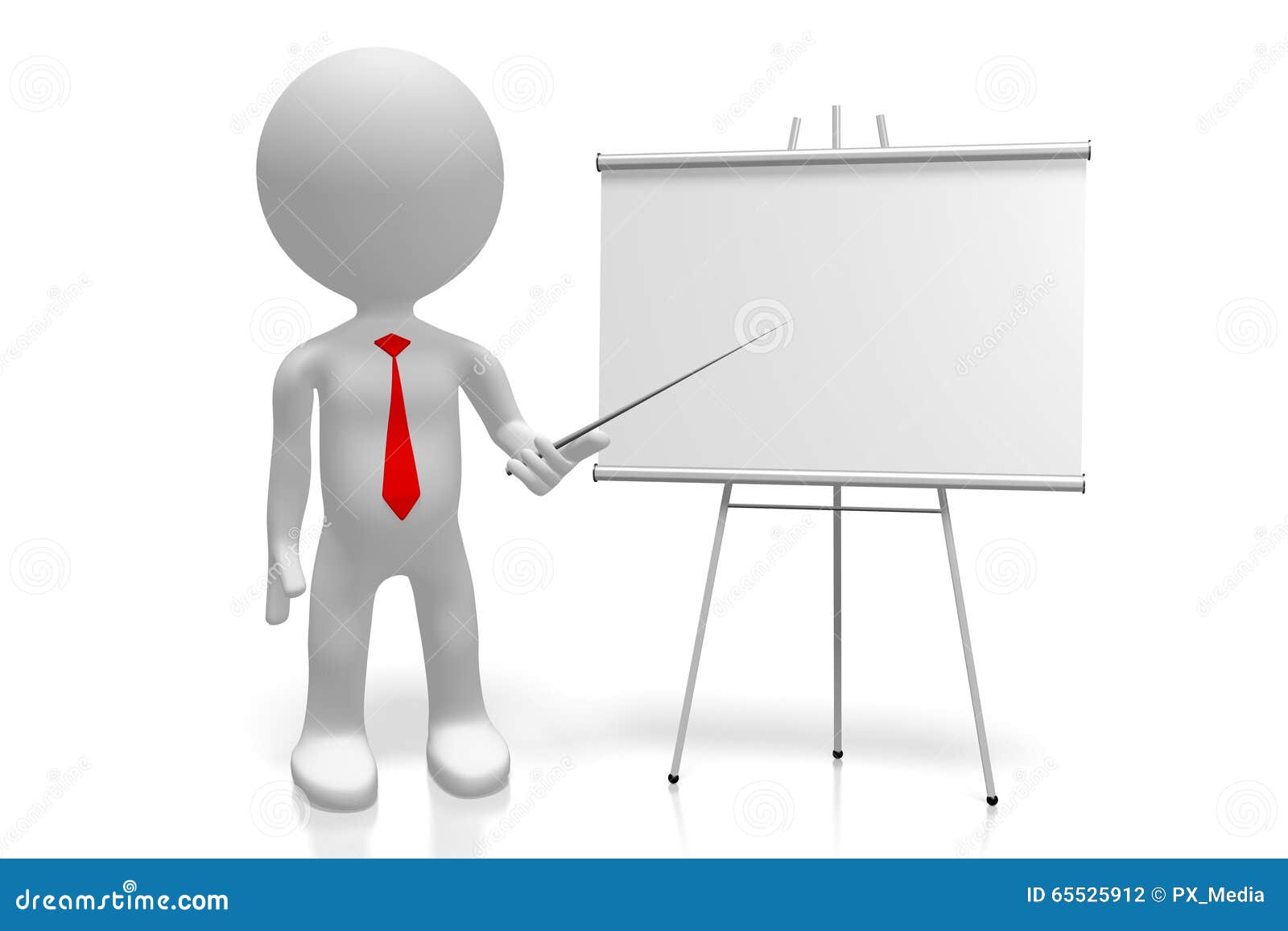 3D presentation concept stock illustration. Illustration of ...