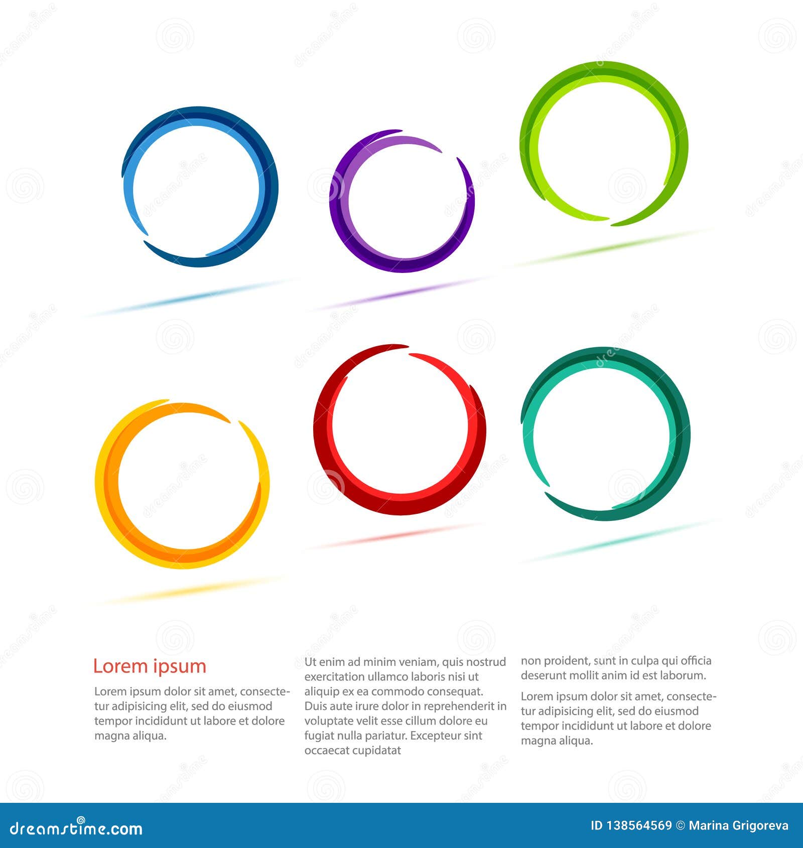 3D Price Tags Set 2. into Circle New Stock Illustration - Illustration ...