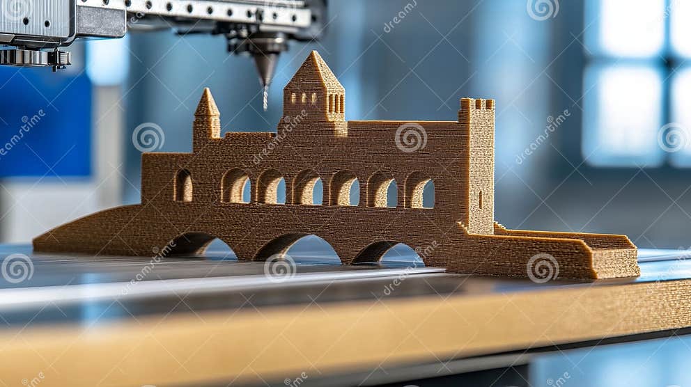 3D Printed Bridge Model Additive Manufacturing Precision Engineering ...