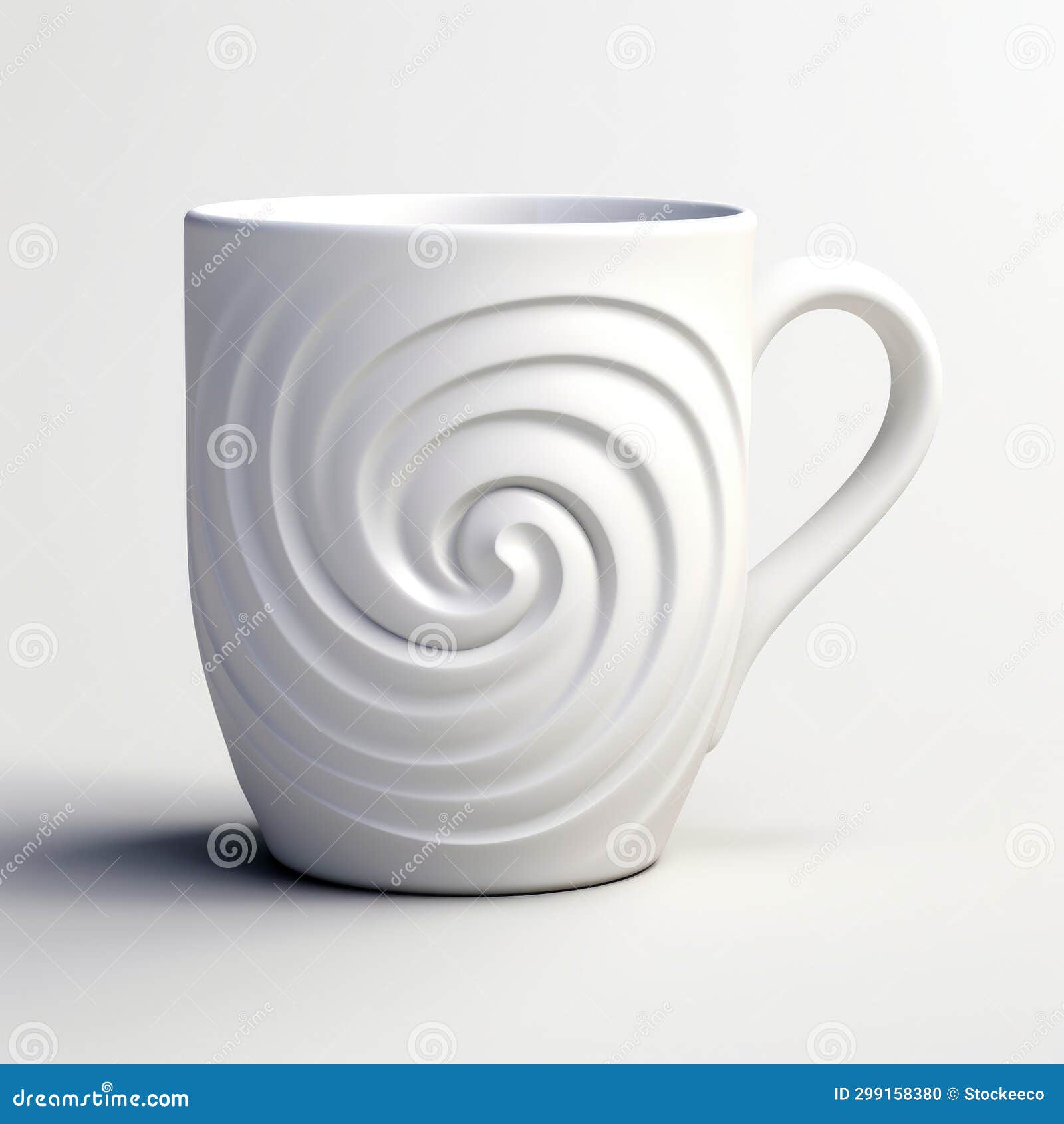 Creative Commons Attribution Spiral Mug with Overexposure Effect Stock ...