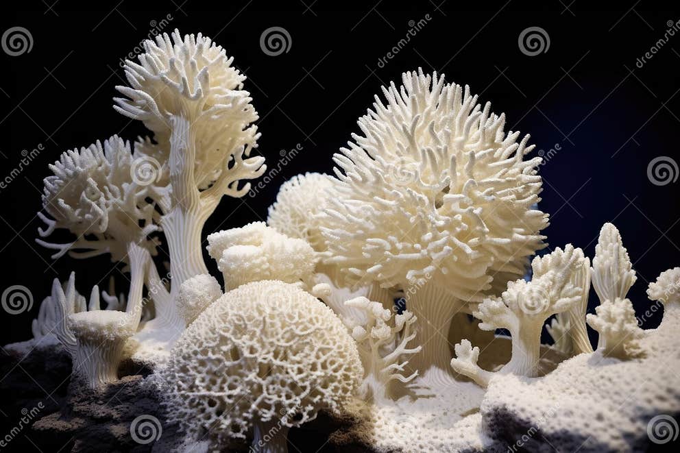 3d Printed Coral Structures in Ocean Stock Photo - Image of underwater ...