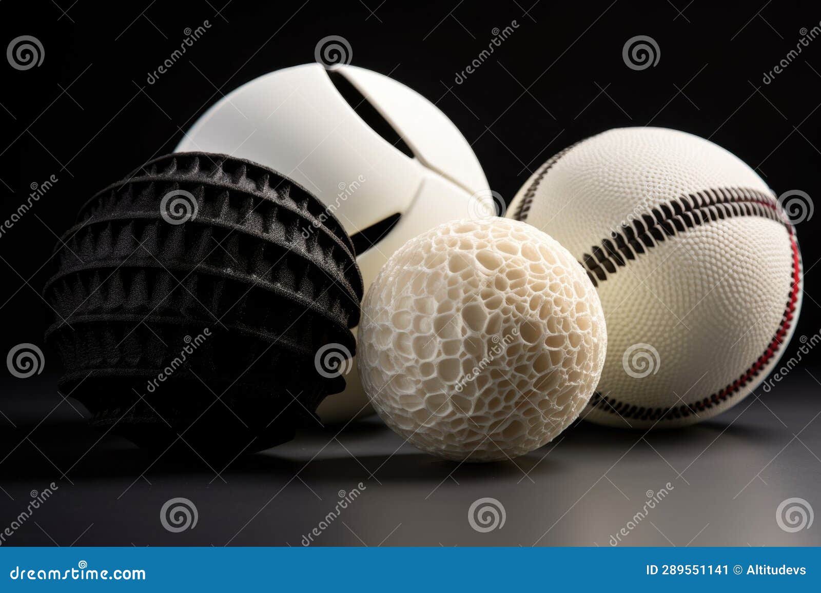 3d Printed Custom Sports Equipment Stock Illustration - Illustration of ...