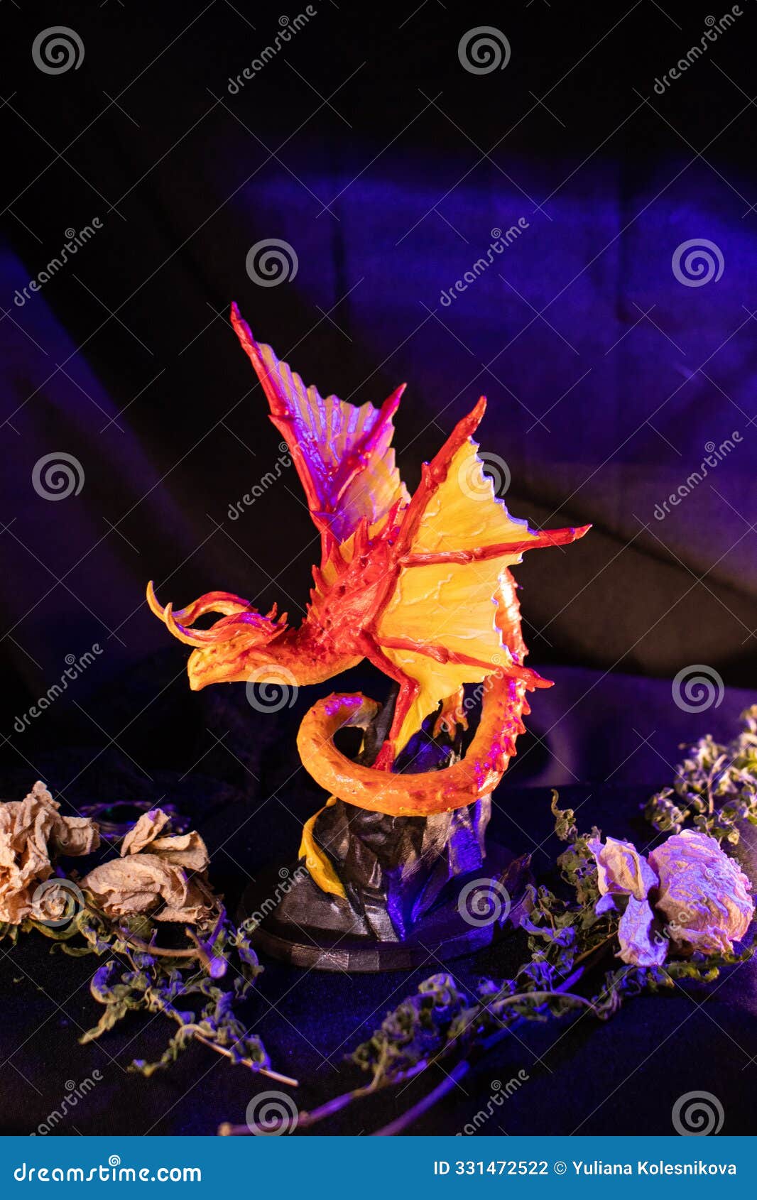 Red Dragon Mini Figure Dnd Fantasy Stock Photo - Image of mini, figure ...
