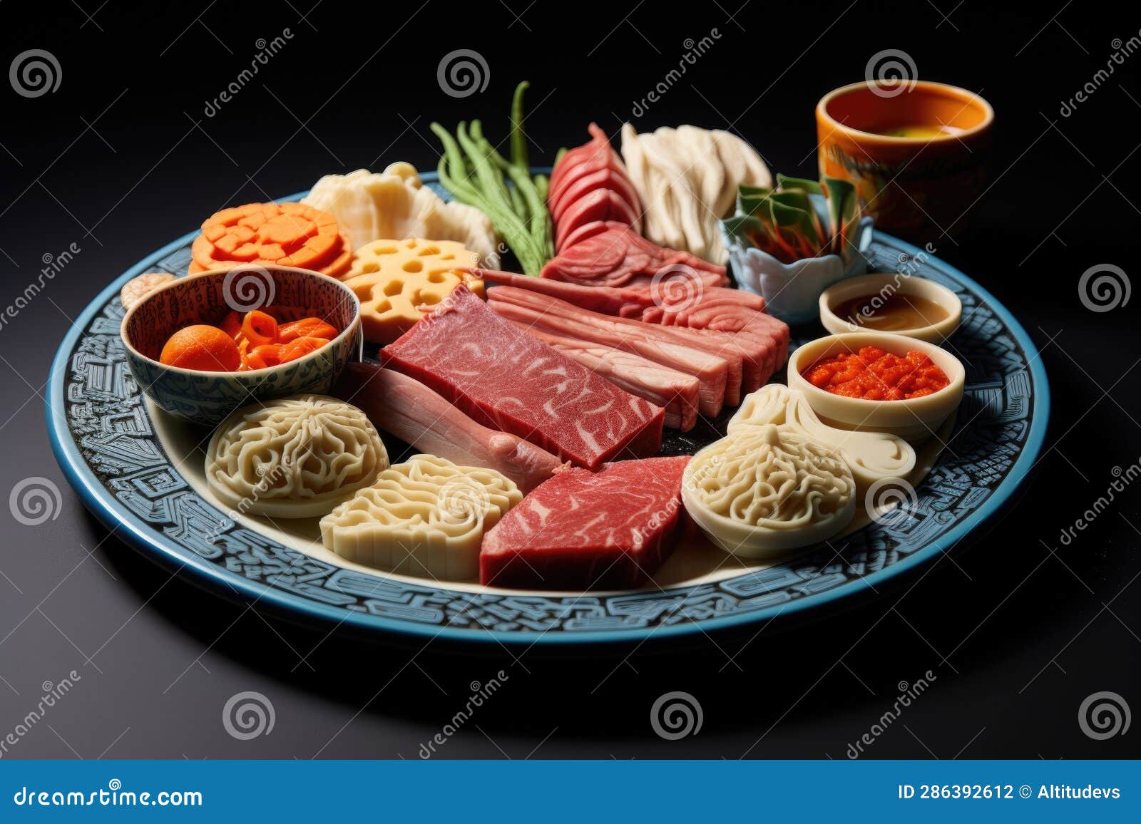 3d Printed Food with Traditional Dish Contrast Stock Photo - Image of ...