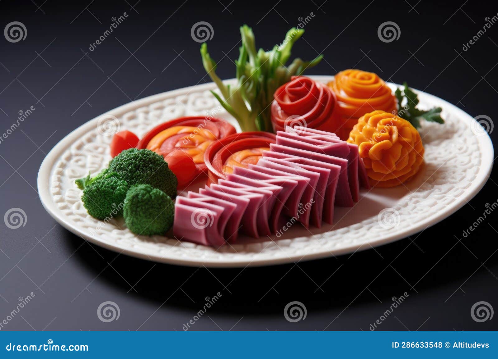 3d Printed Food with Traditional Dish Contrast Stock Photo - Image of ...