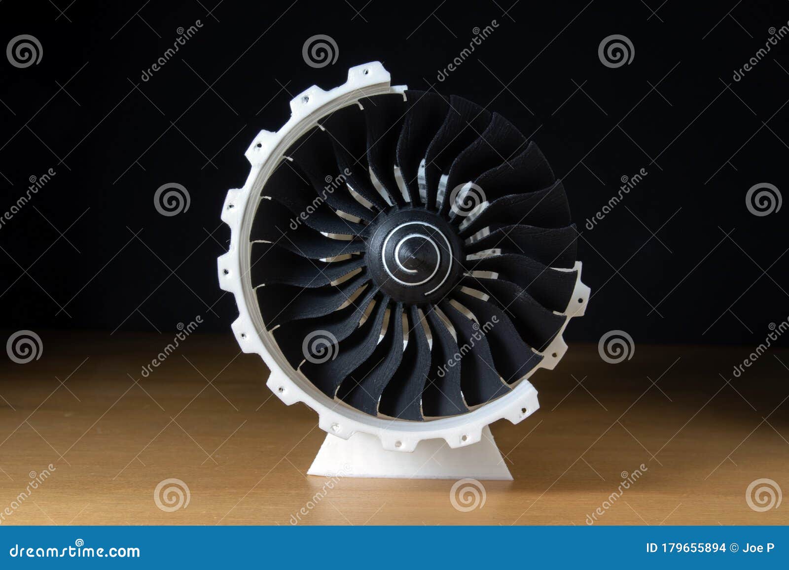 High-bypass Turbofan Aircraft Engine, Installed On Modern Passenger Jet ...