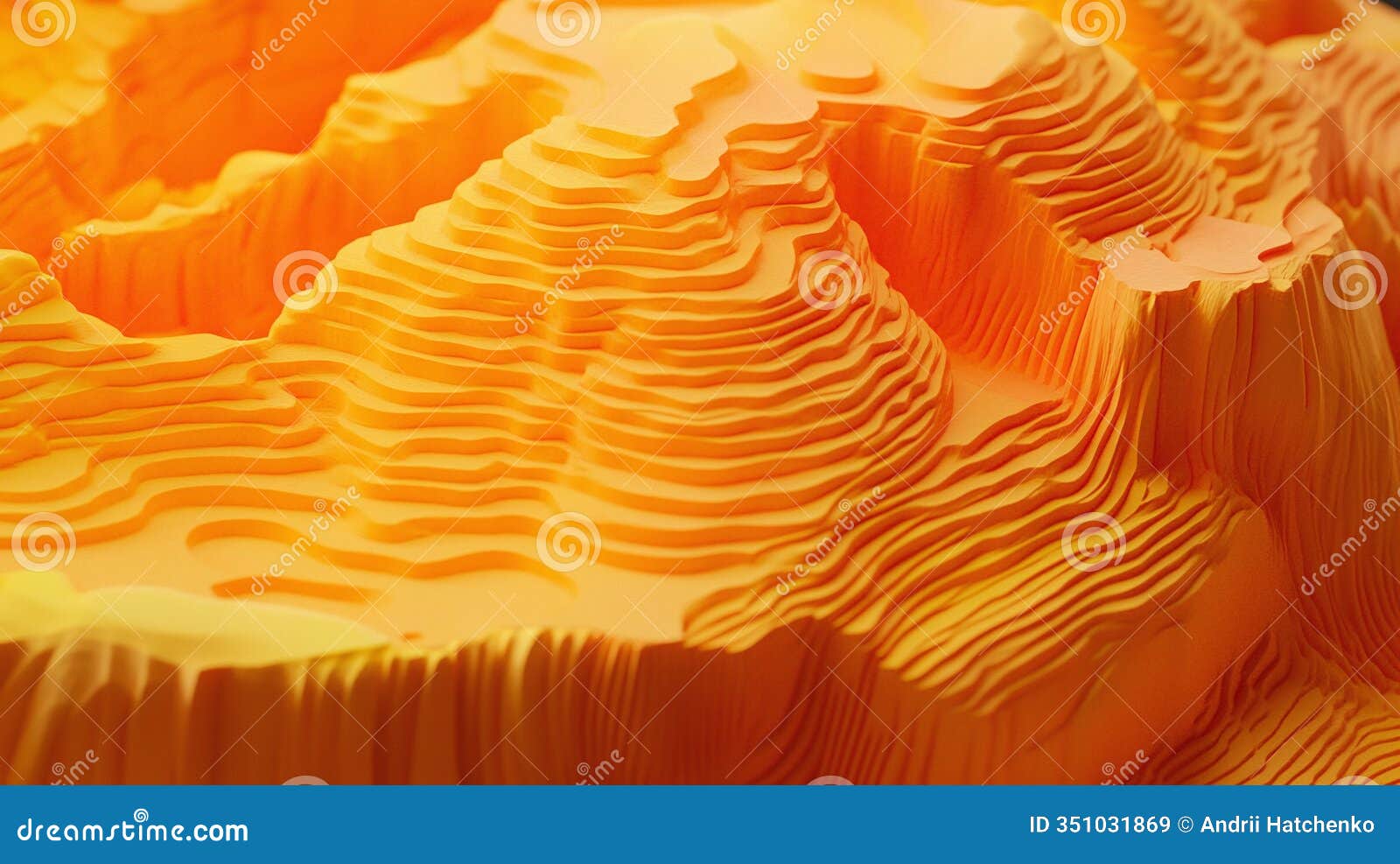 3D Printed Layer Patterns Creating Topographic Effects Rendered in ...