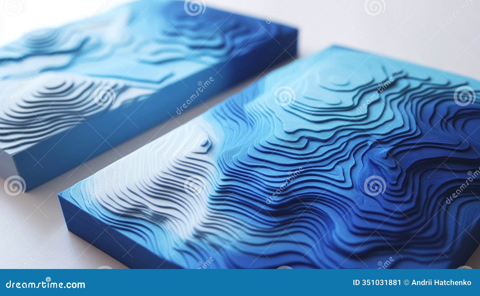 3D Printed Layer Patterns Creating Topographic Effects Rendered in ...