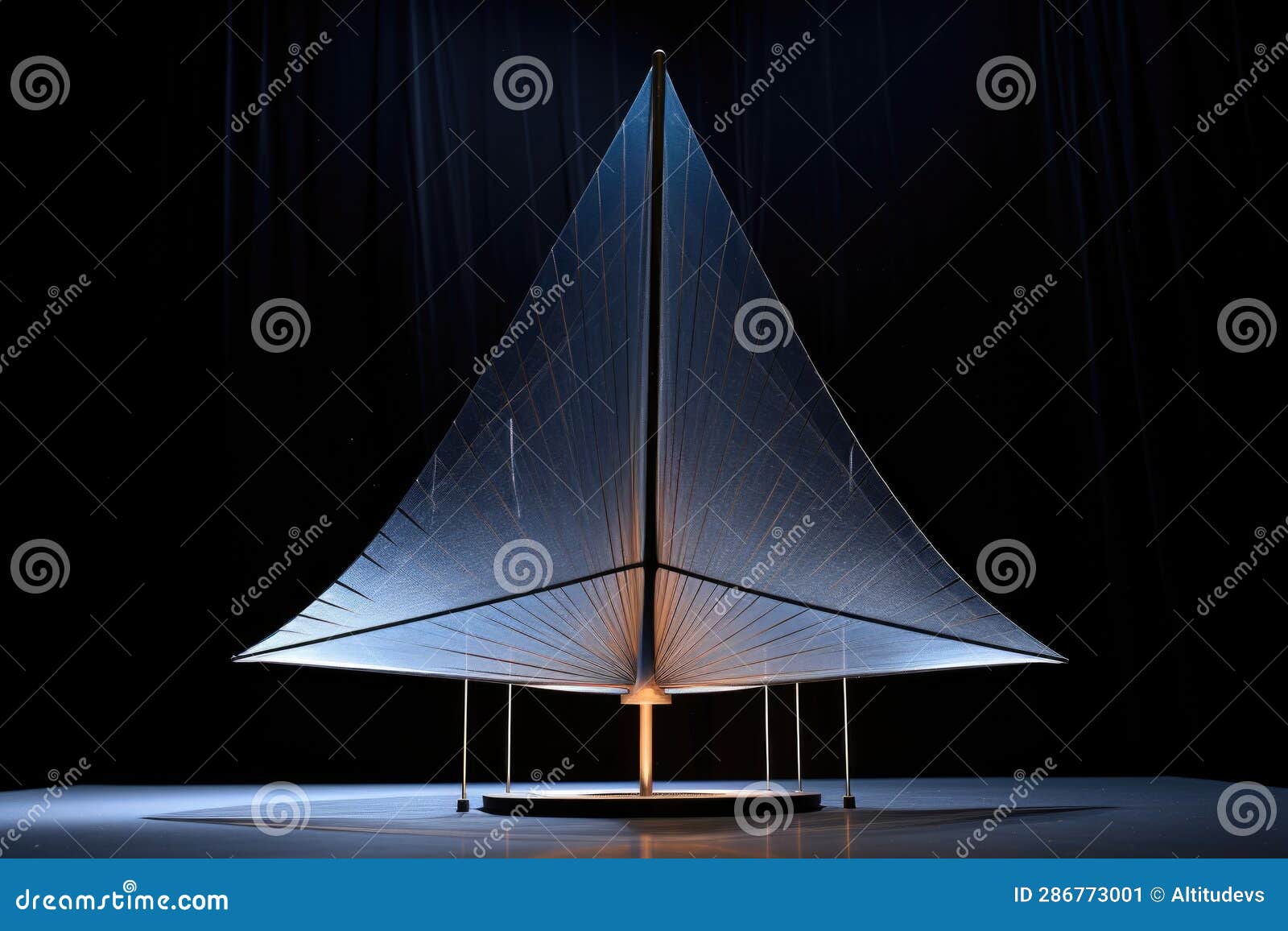 3d Printed Model of Solar Sail Spacecraft Stock Illustration ...