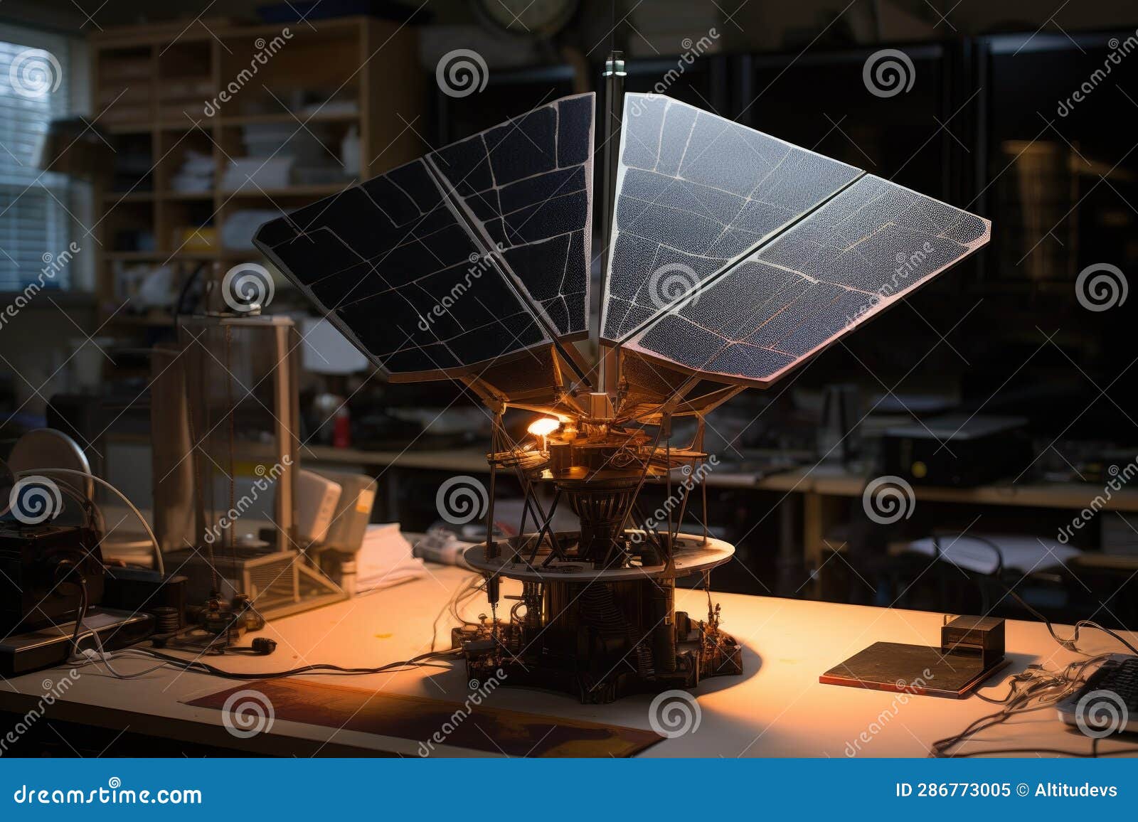 3d Printed Model of Solar Sail Spacecraft Stock Image - Image of ...