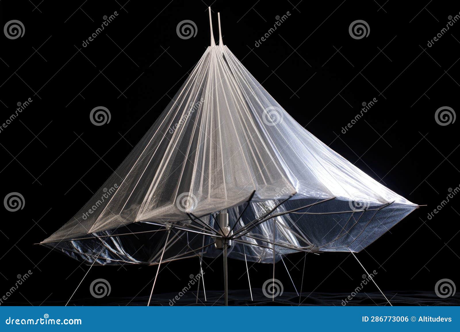 3d Printed Model of Solar Sail Spacecraft Stock Illustration ...