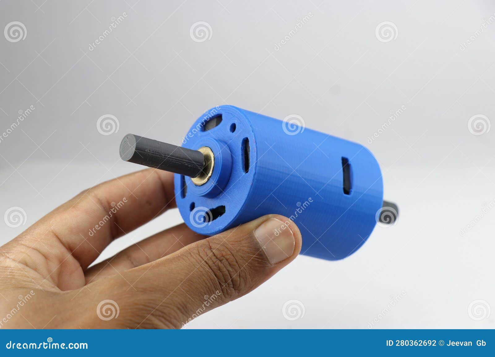 3D Printed Object or Fully Working Double Shaft Dc Motor Made Using 3d ...