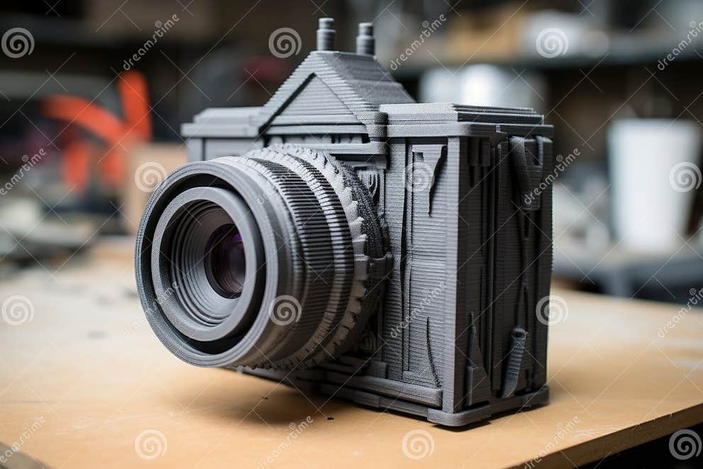 3d Printed Pinhole Camera Model Stock Image - Image of generative ...