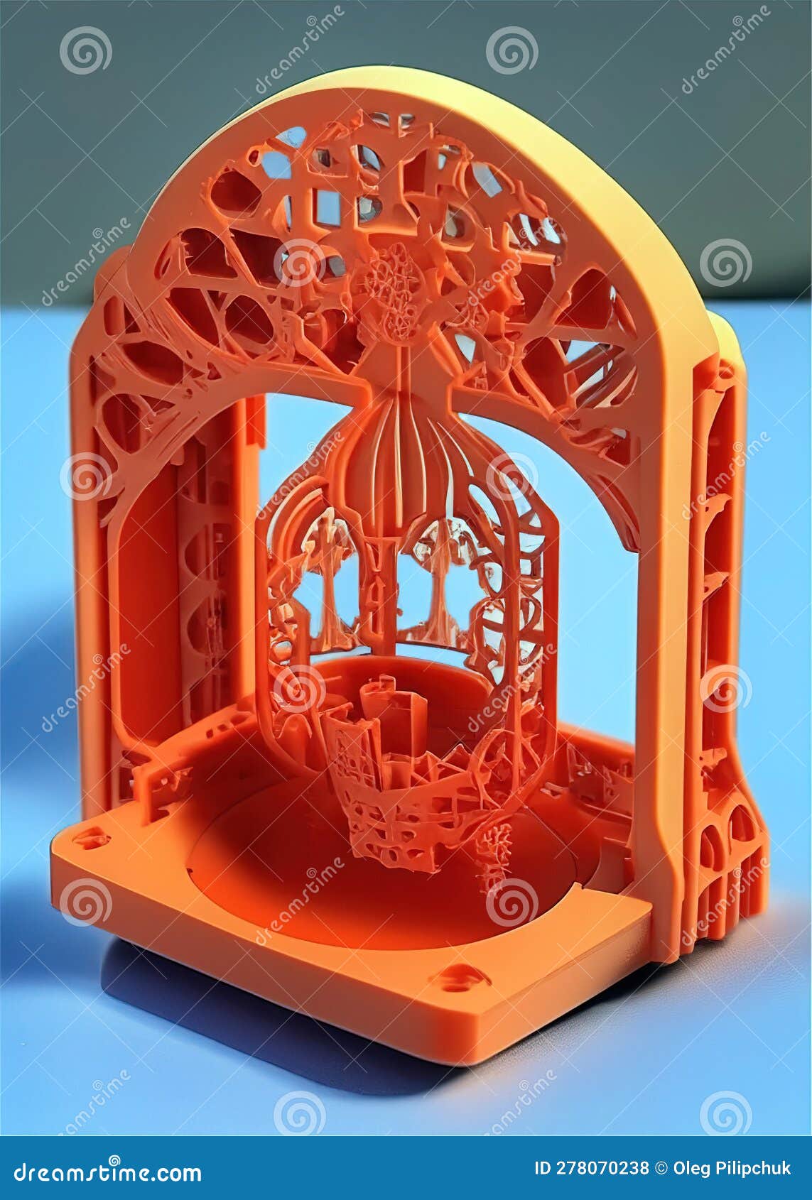 3D Printed Product, Single Object Stock Illustration - Illustration of ...