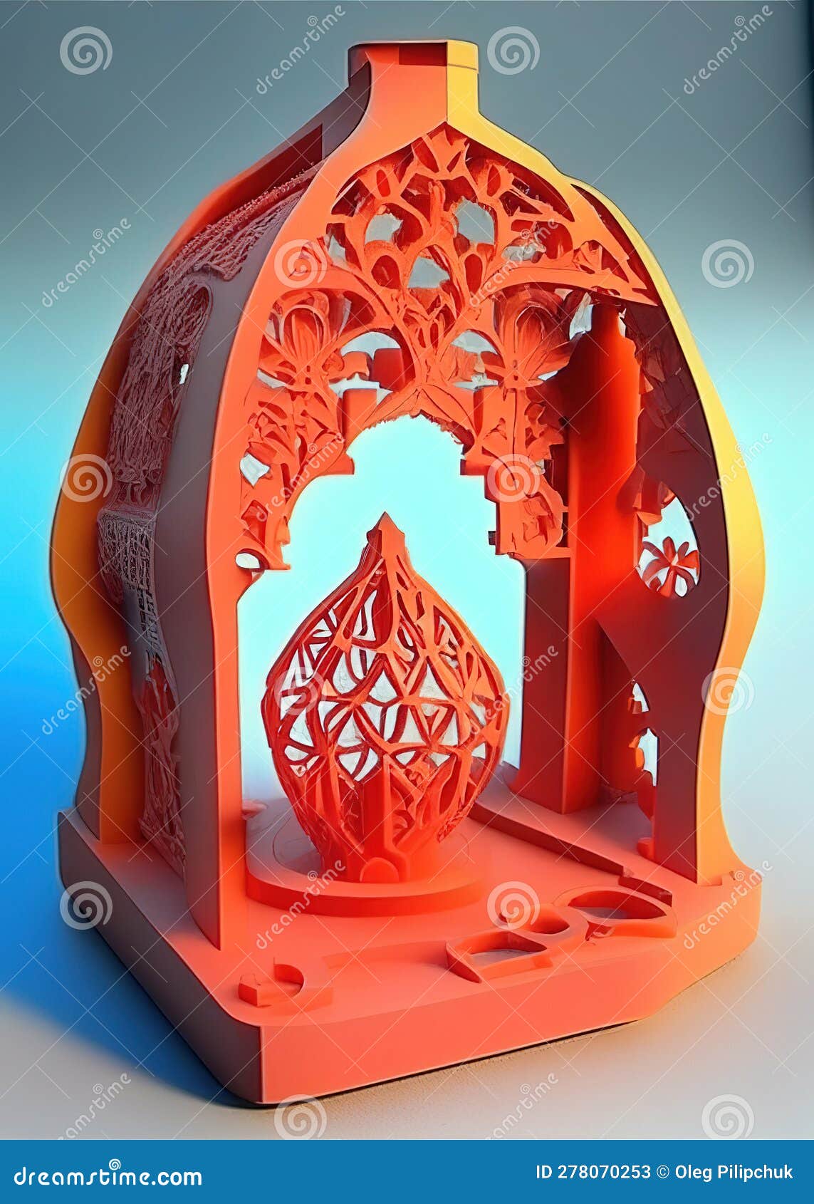 3D Printed Product, Single Object Stock Illustration - Illustration of ...